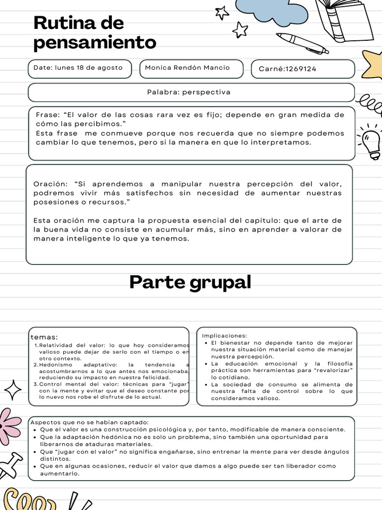 Daily Lesson Plan in Cute Pastel Doodle Style PDF | PDF