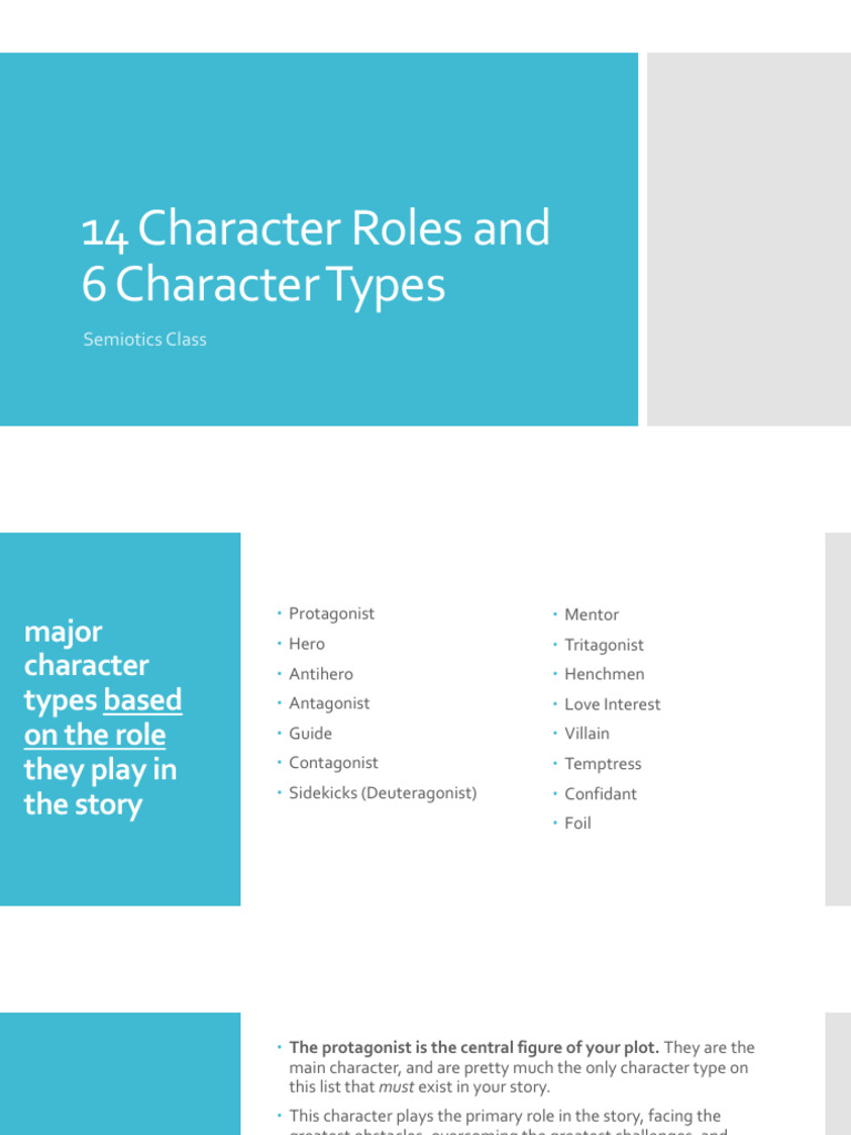 5 - 14 Character Roles and 6 Types | PDF | Pride And Prejudice