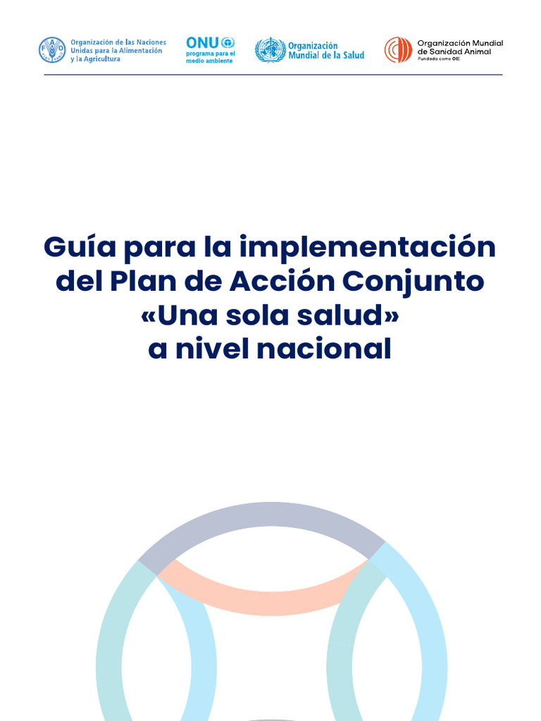 Guía Para La Implementación ONE Heatlh de La OMS | PDF ...