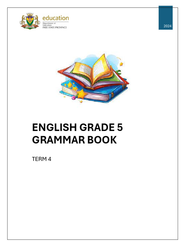 Grade 5 Term 4 2024 Language Revision Booklet | PDF | Adjective | Adverb