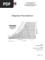 Diagrama Psicrométrico - Explicación | PDF