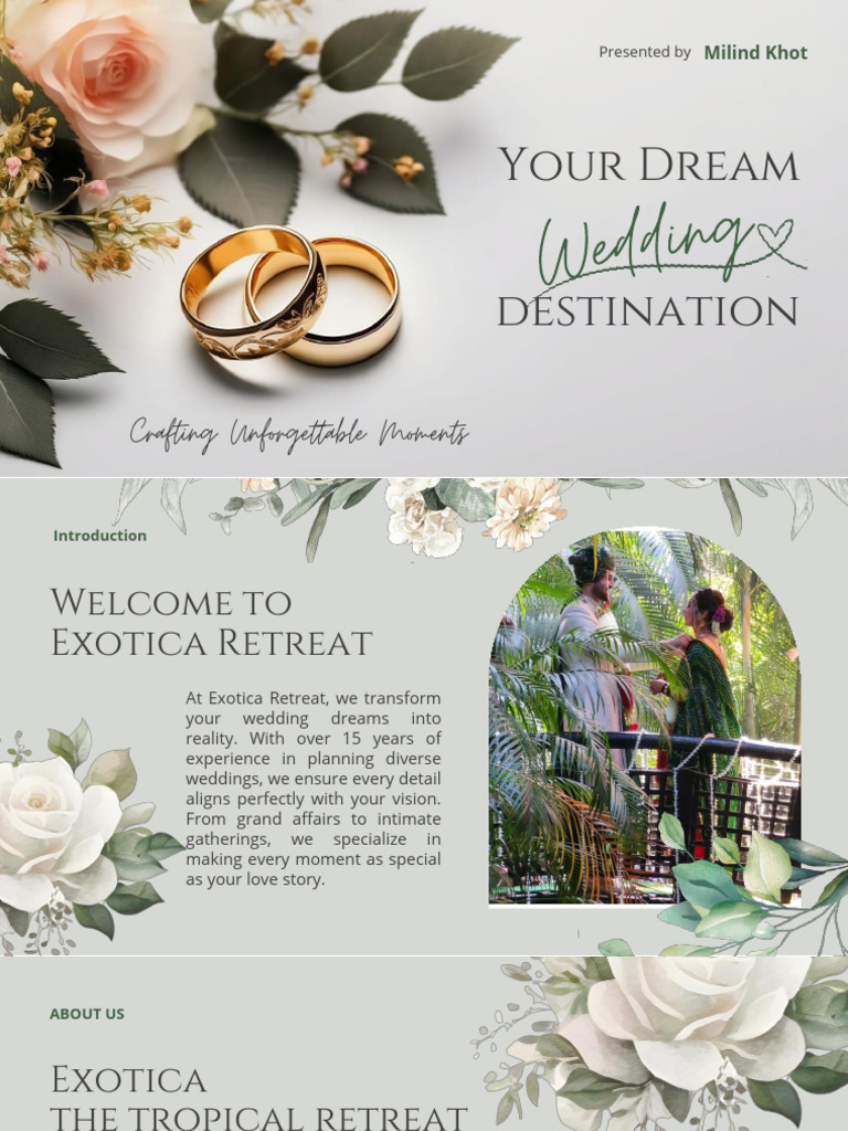 Exotica Weddings Brochure | PDF | Wedding
