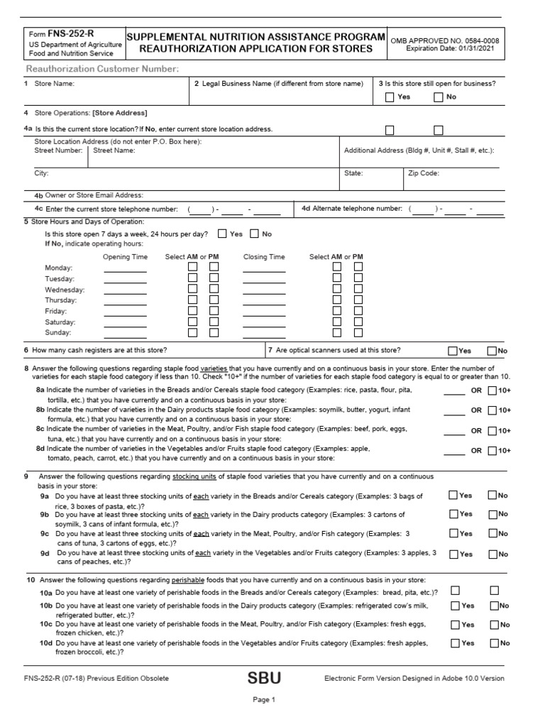 Application | PDF | Supplemental Nutrition Assistance Program | Social ...