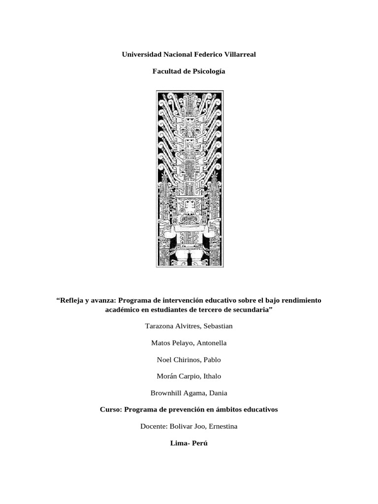 Programa de prevención educativos | PDF | Autoeficacia | Aprendizaje