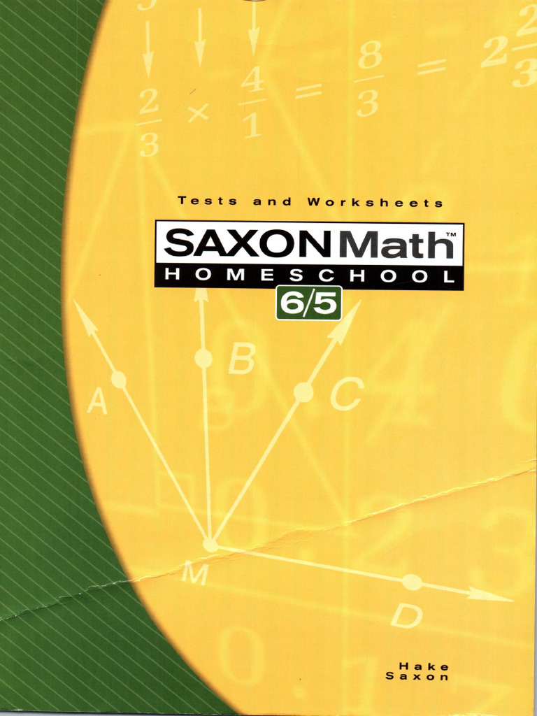 Saxon 6-5 Tests and Worksheets | PDF