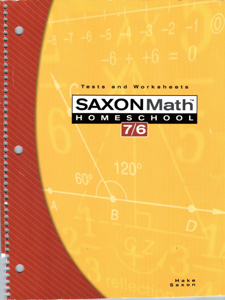 Saxon 7-7tests and Worksheets | PDF