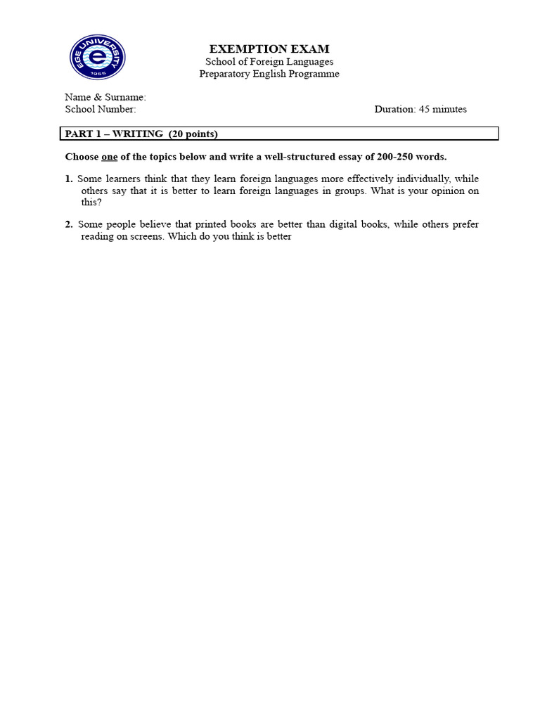 Writing DİL sample.docx | PDF