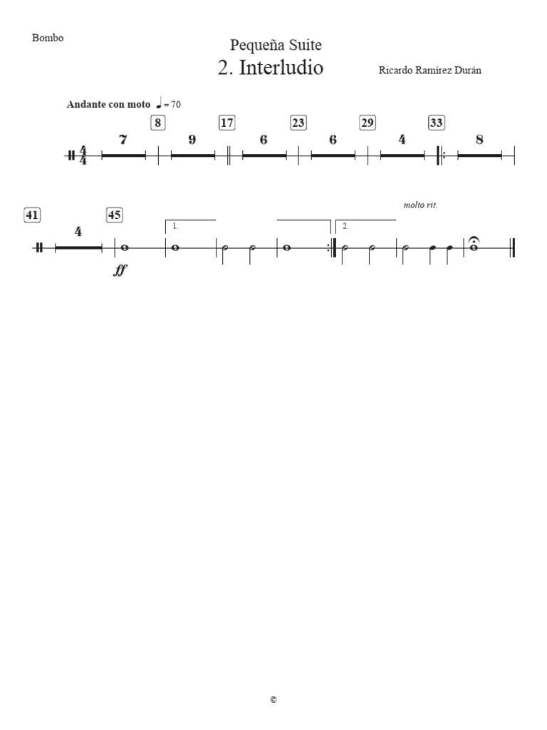 Interludio - Bombo | PDF
