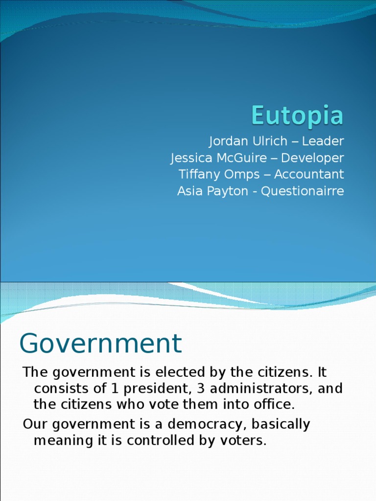 Eutopia | PDF | The United States | Money