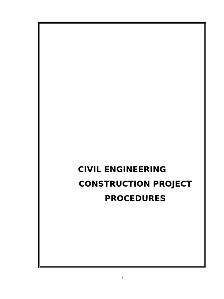 Engineering Procedure 2026 Notes 1 | PDF | Feasibility Study ...