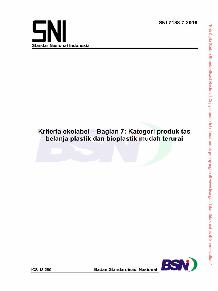 Sni 7188.7-2016 | PDF