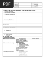DepEd Detailed Lesson Plan Format | PDF