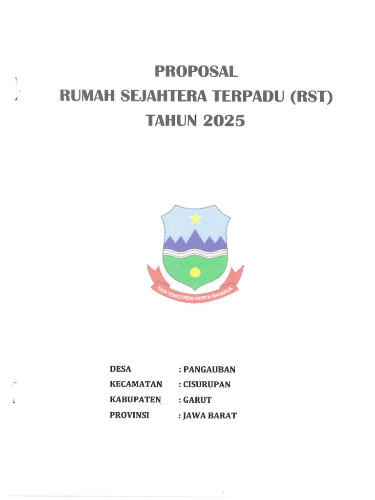 Contoh Proposal RST | PDF