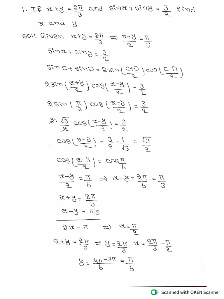 Trigonometric Equations and Inverse Trigonometry | PDF
