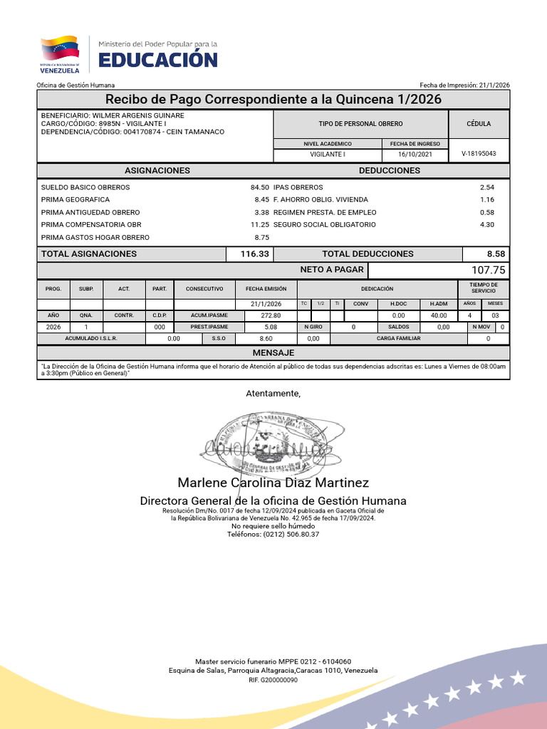 Wilmer Guinare 101831 | PDF