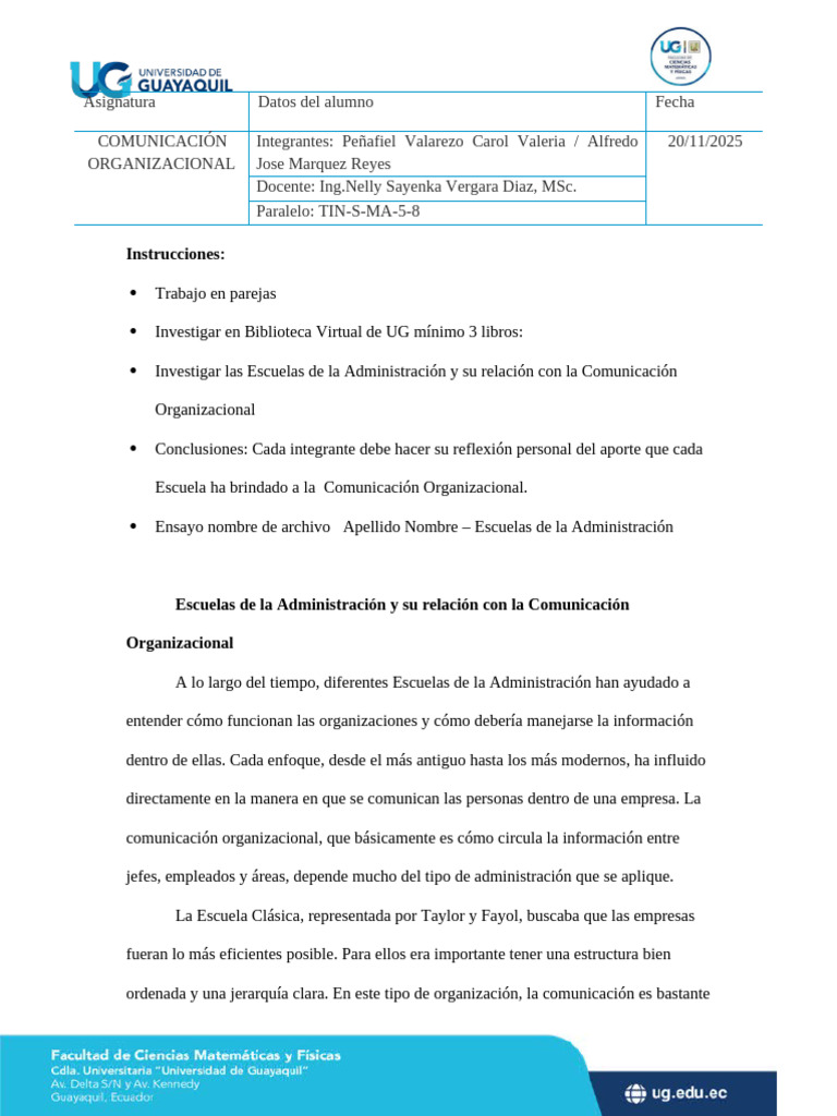 U1 S3 Tarea 1[1] | PDF | Comunicación