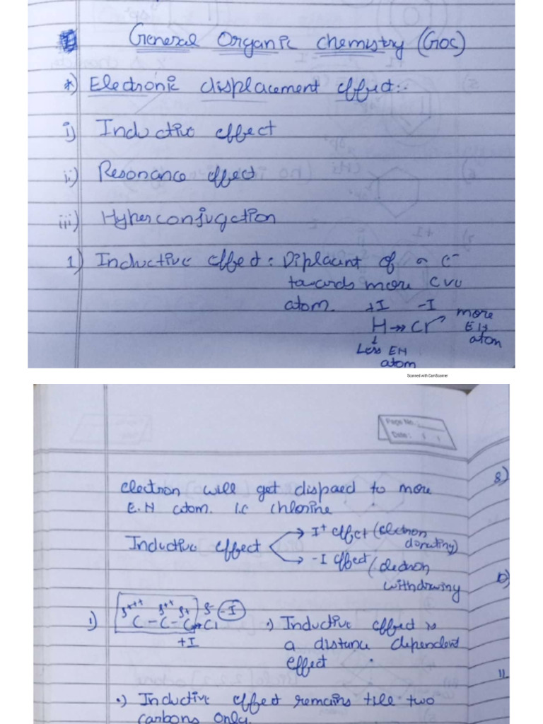 GOC Notes Jee Advanced Theory | PDF