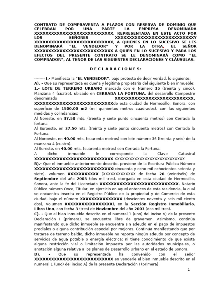 Contrato de Compraventa Con RD | PDF | Bancos | Transferencia bancaria