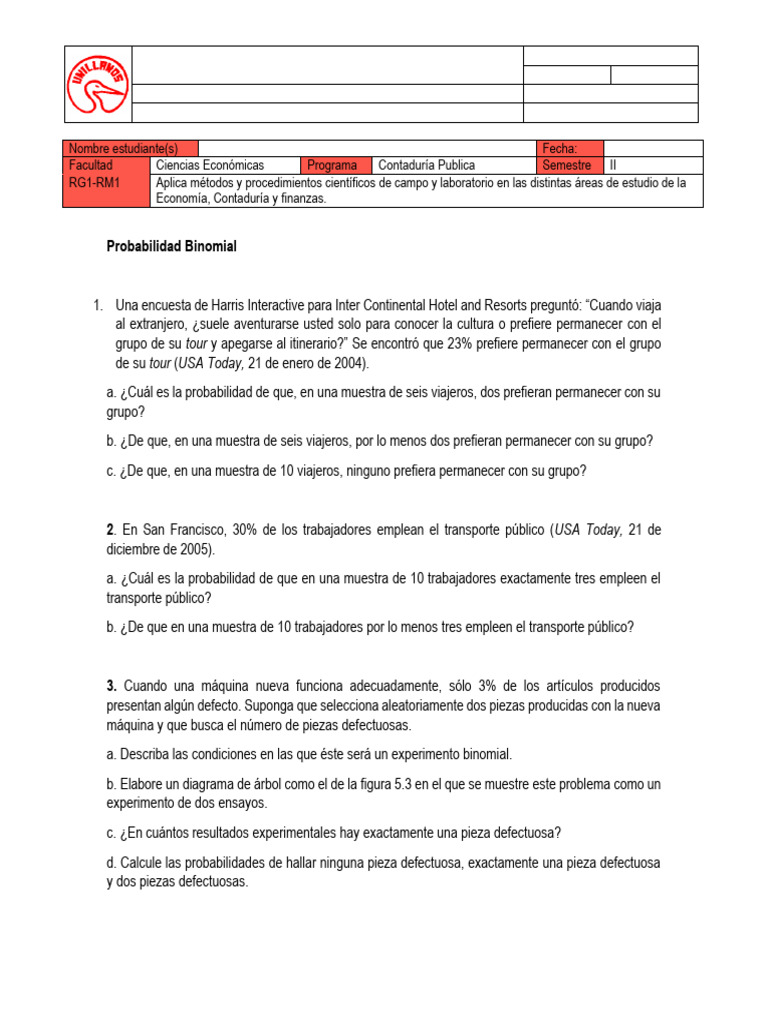 Taller Probabilidad Condicional-poisson e Hipergeometrica ...