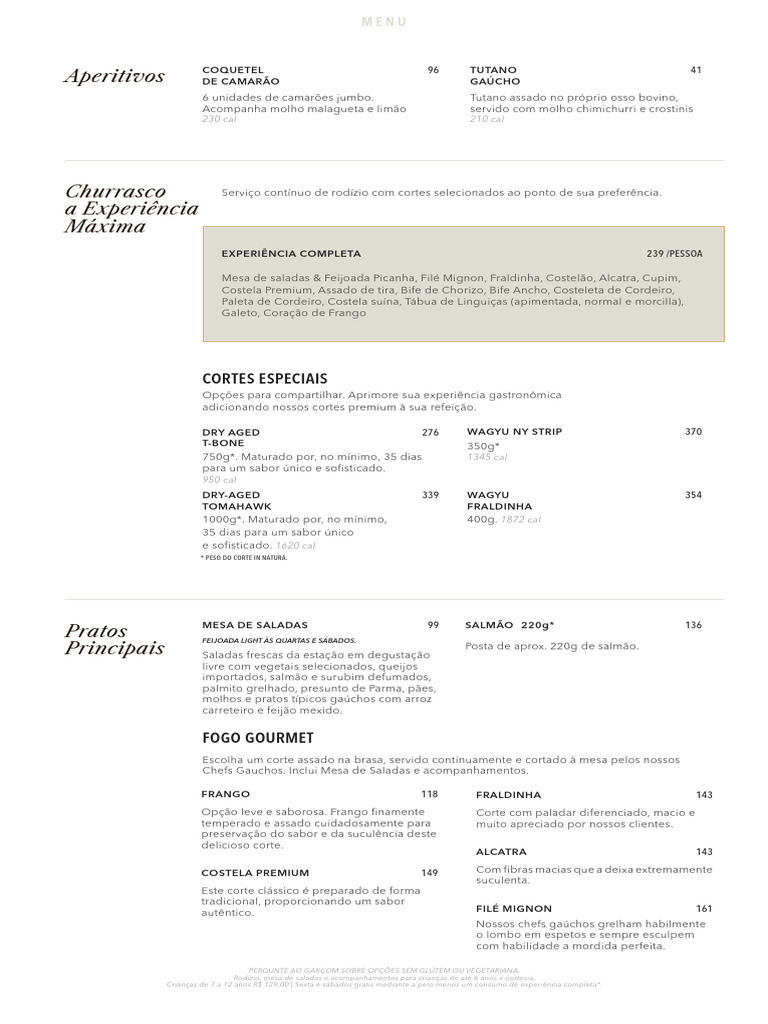 Rodizio Botafogo | PDF | Coquetéis | Alimentos