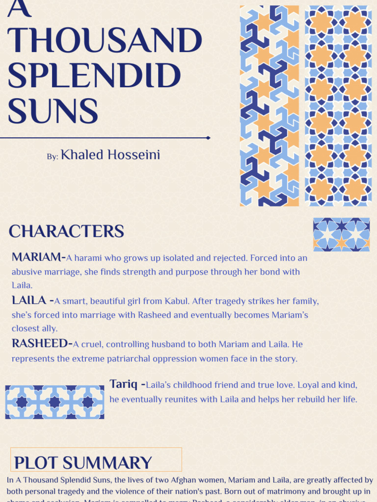 A Thousand Splendid Suns | PDF | Afghanistan