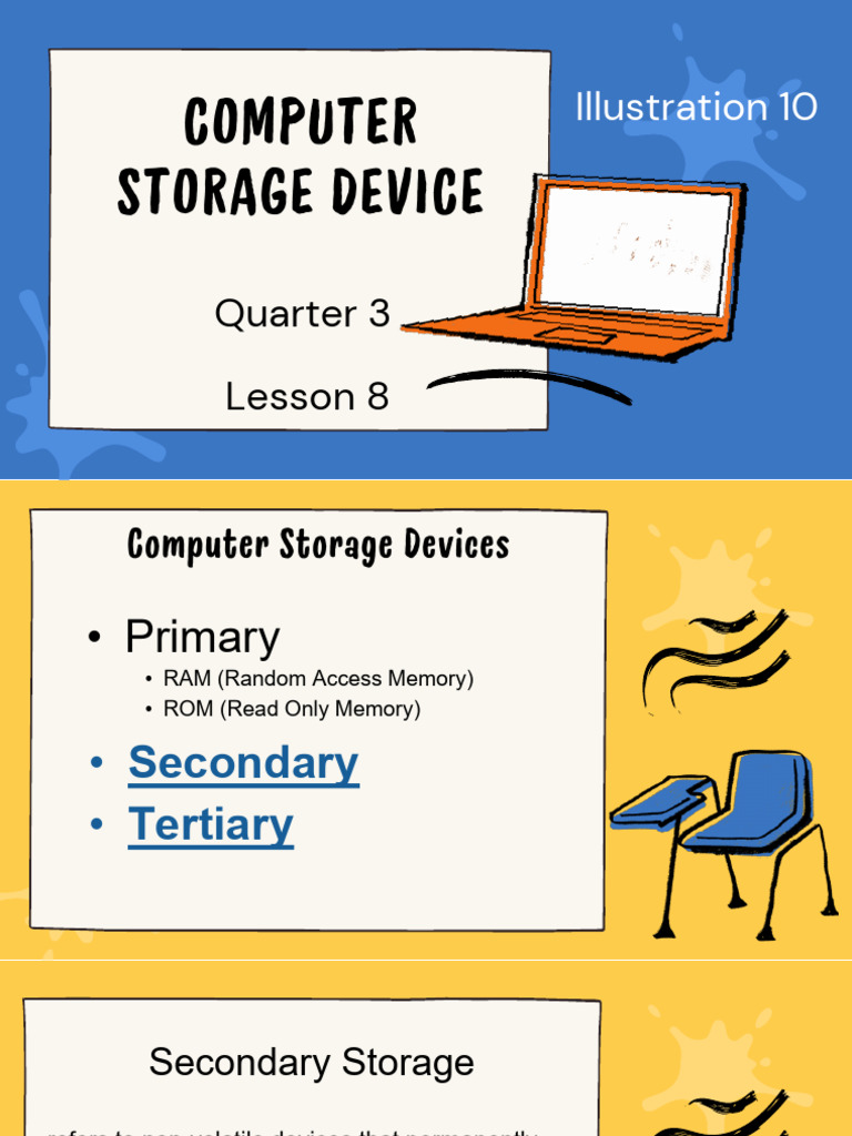 Q3 Illustration 10 Lesson 8 | PDF | Computer Data Storage | Hard Disk Drive