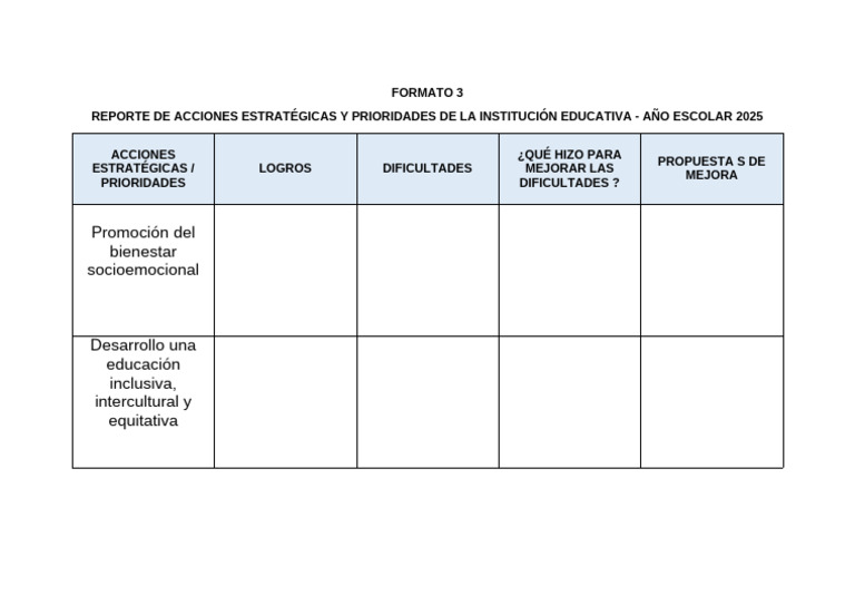 Formato 3 - Ie 40279 | PDF
