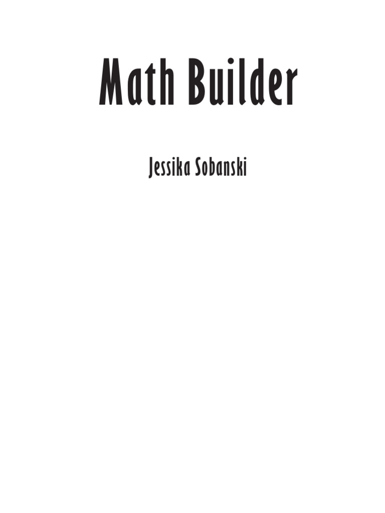 Math Builder | PDF | Gallon | Mathematics
