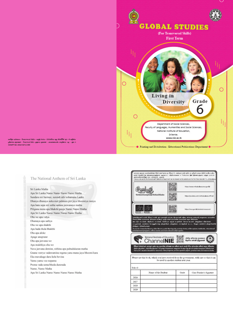 Grade 6 Global Studies for Transversal Skills English Module | PDF