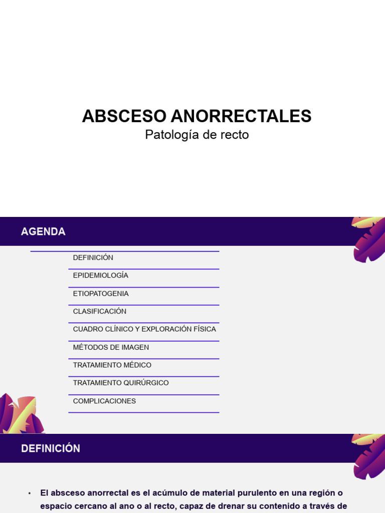 ABSCESOS ANORRECTALES 2024 | PDF | Enfermedades y trastornos ...