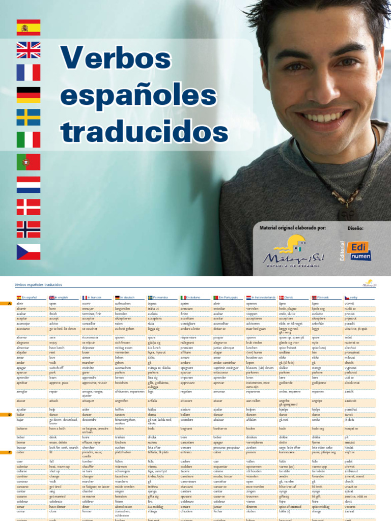 Spanish Verbs in Various Languages | PDF
