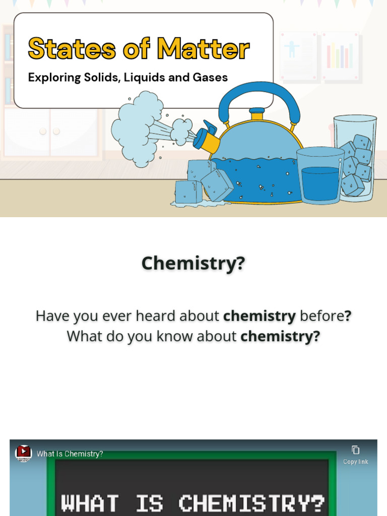 Chemistry - State of Matter | PDF | Liquids | Gases