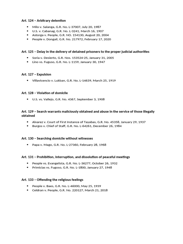 Cases_Crimes Against Fundamental Laws of the State | PDF | Public Law ...