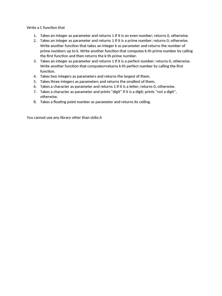 Function Practice | PDF
