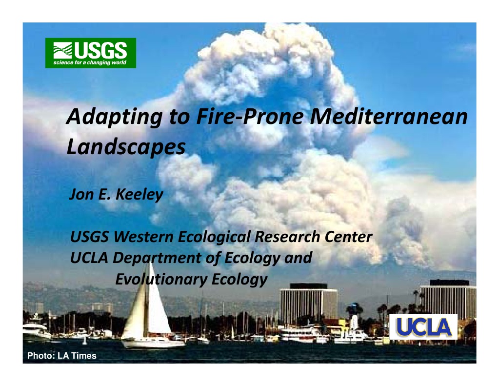 Adapting To Fire Prone Mediterranean Landscapes | PDF | Wildfire ...