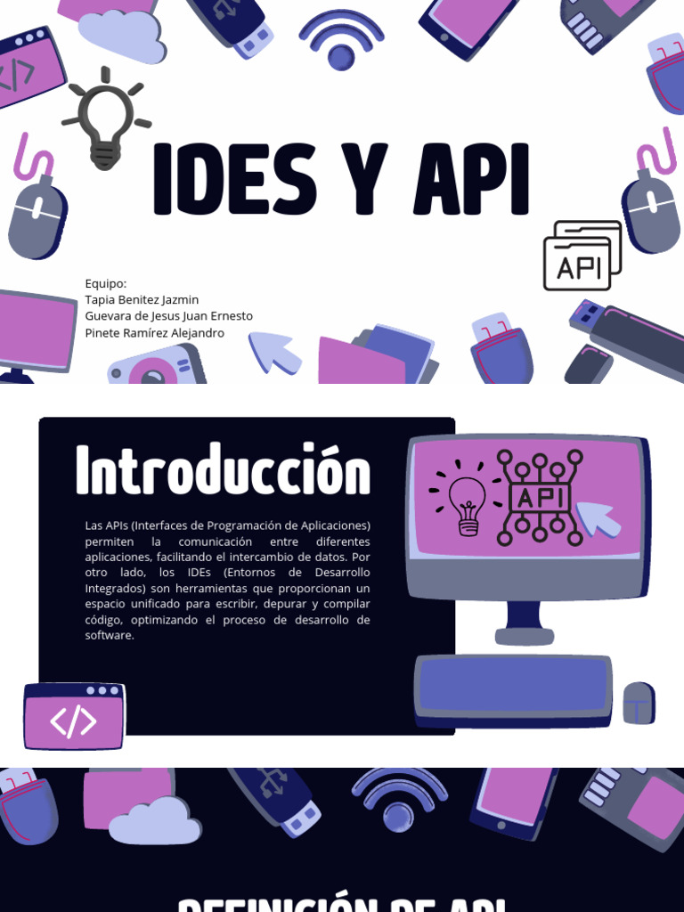 API y IDE | PDF | Entorno de desarrollo integrado | Software de la ...