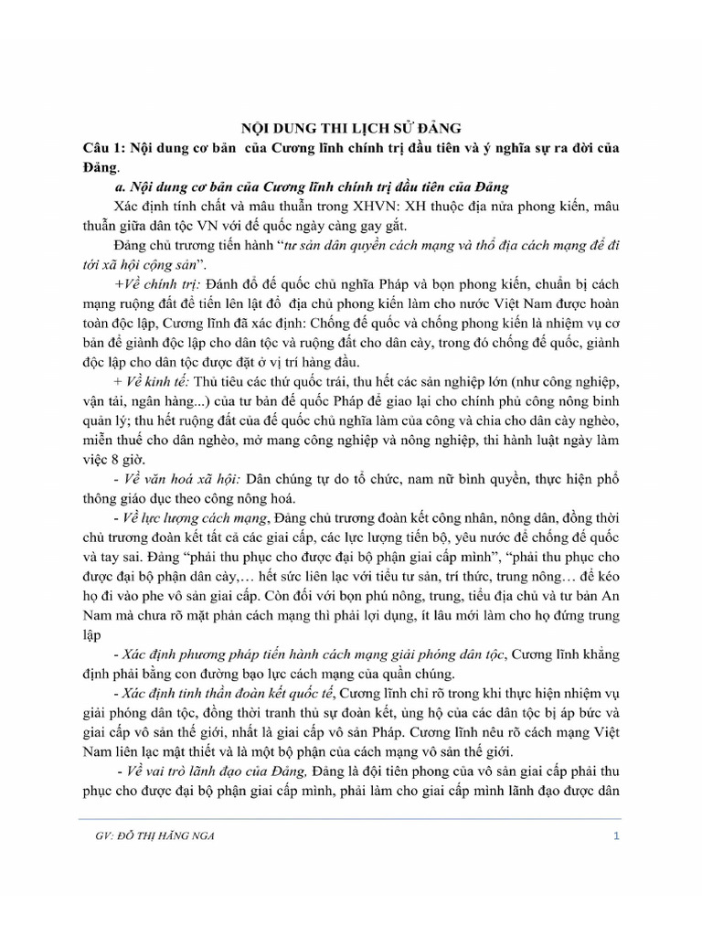 Tài liệu ôn thi CK LSD | PDF