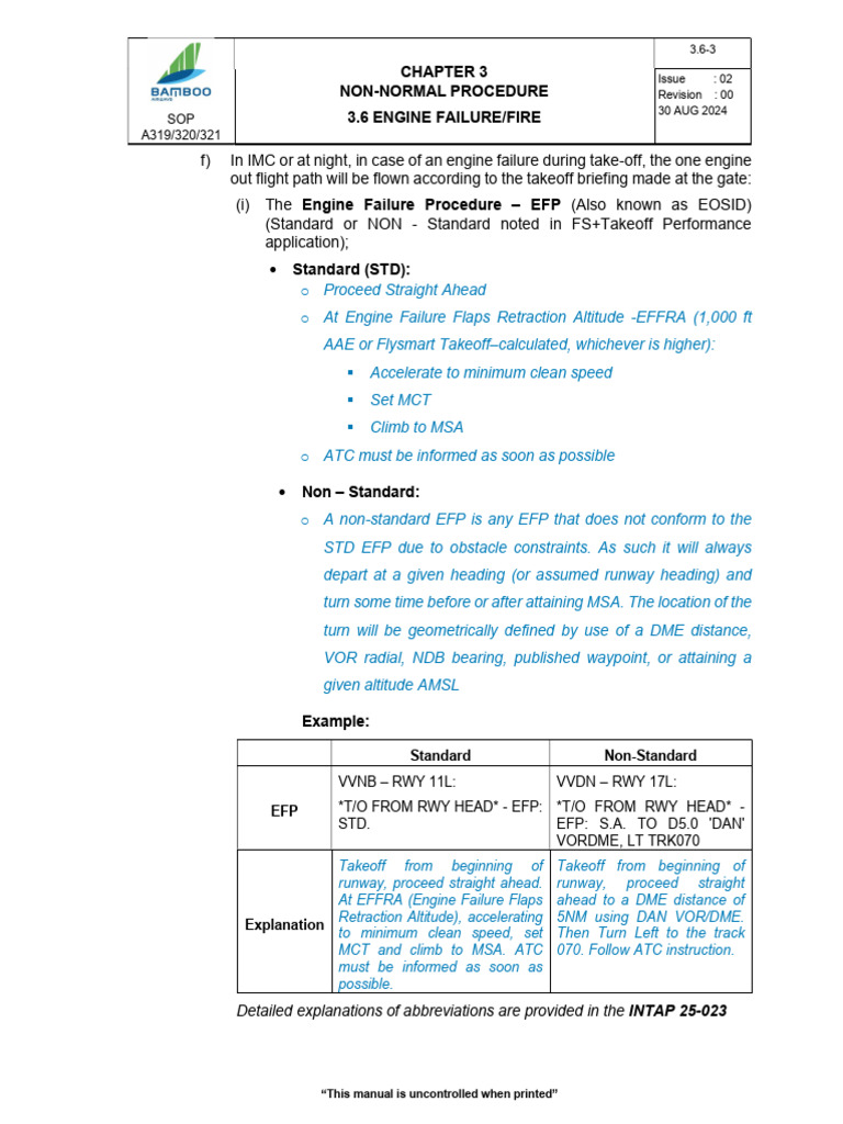 3.6.F - Engine Failure Procedure | PDF | Takeoff | Aviation Accidents ...