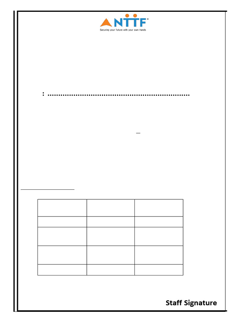 St Front Sheet | PDF