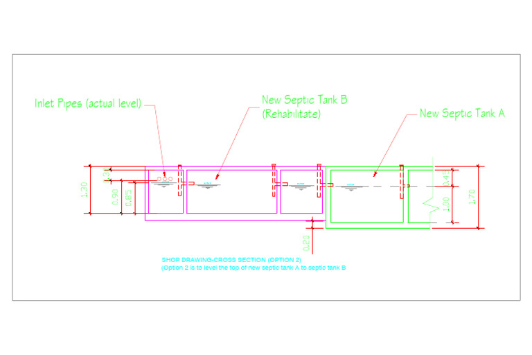 Cistern Tank - Cross Section Option 2 | PDF