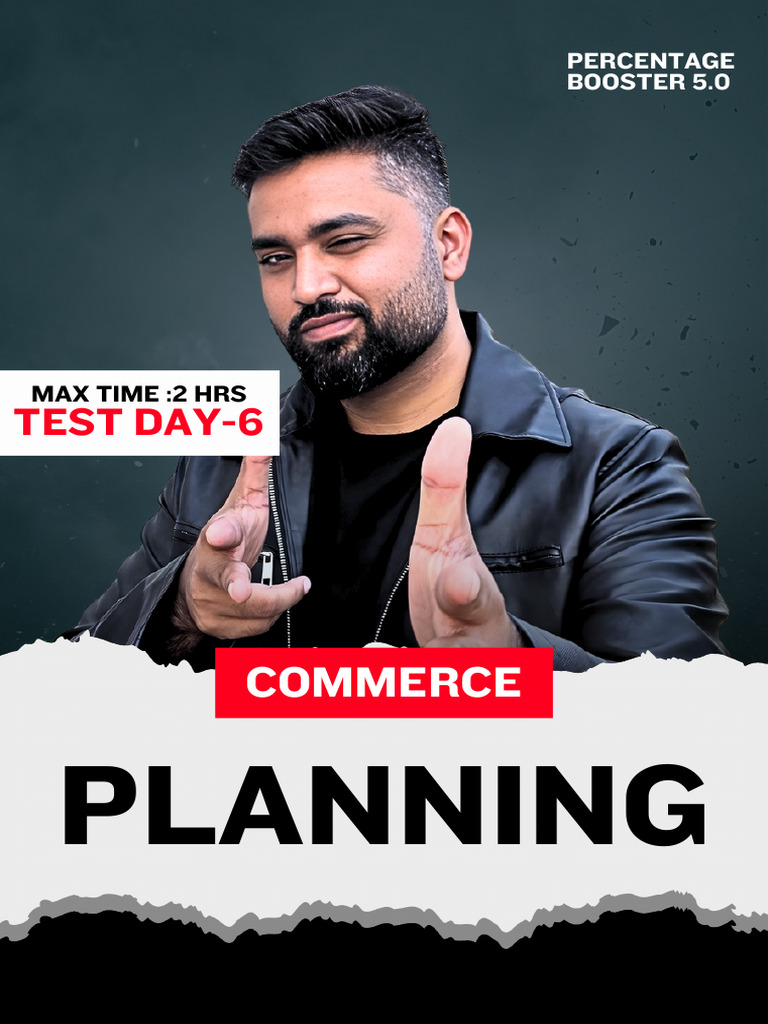 PLANNING TEST | PDF | Policy | Planning