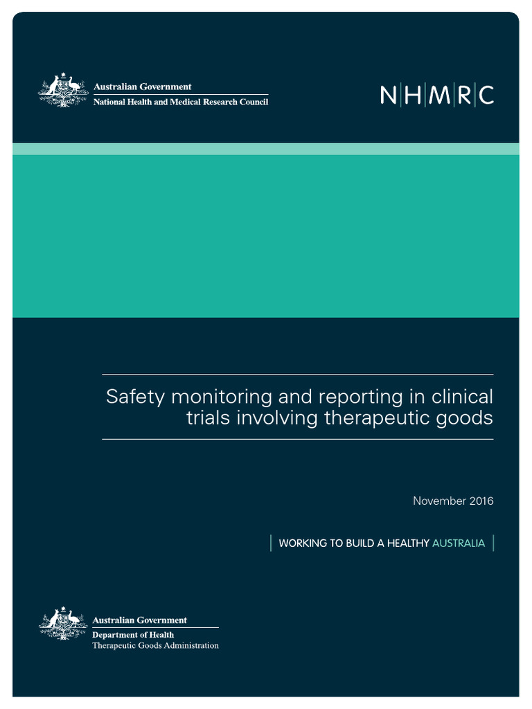 NHMRC Guidance Safety Monitoring and Reporting | PDF | Clinical Trial ...