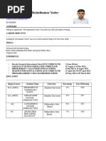 Teacher Biodata Format Example | PDF | Teachers | Behavior Modification