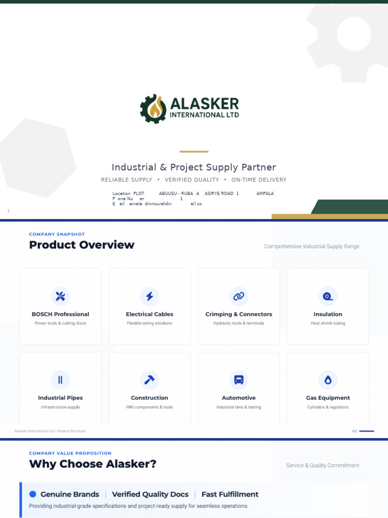 Alasker Products | PDF