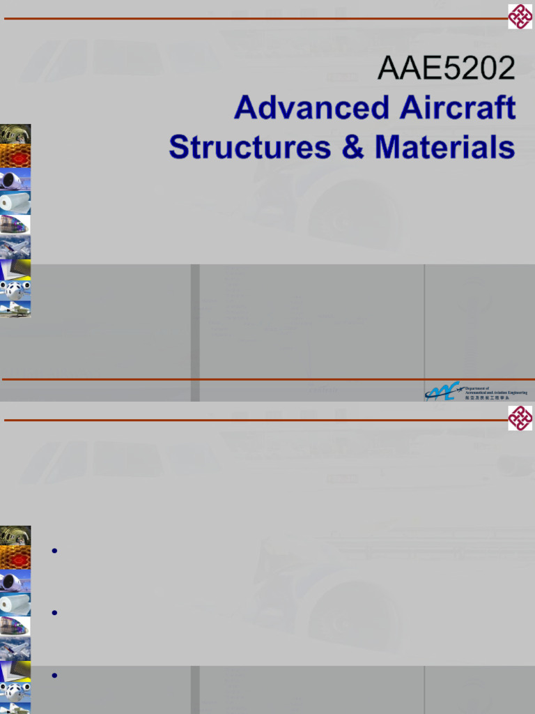 AAE5202-Chapter 3 - Structural Idealization | PDF | Stress (Mechanics ...