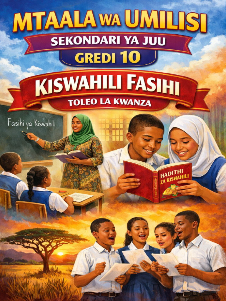Grade 10 Kiswahili Fasihi Notes | PDF