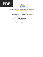 Chemistry New 2026 Curriculum Design For Grade 10 by KICD | PDF