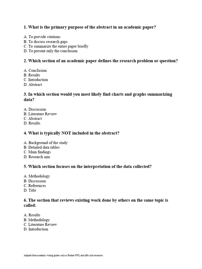 Model Worksheet - Organizational Structure of Acdemic Paper - 8.7.2025 ...