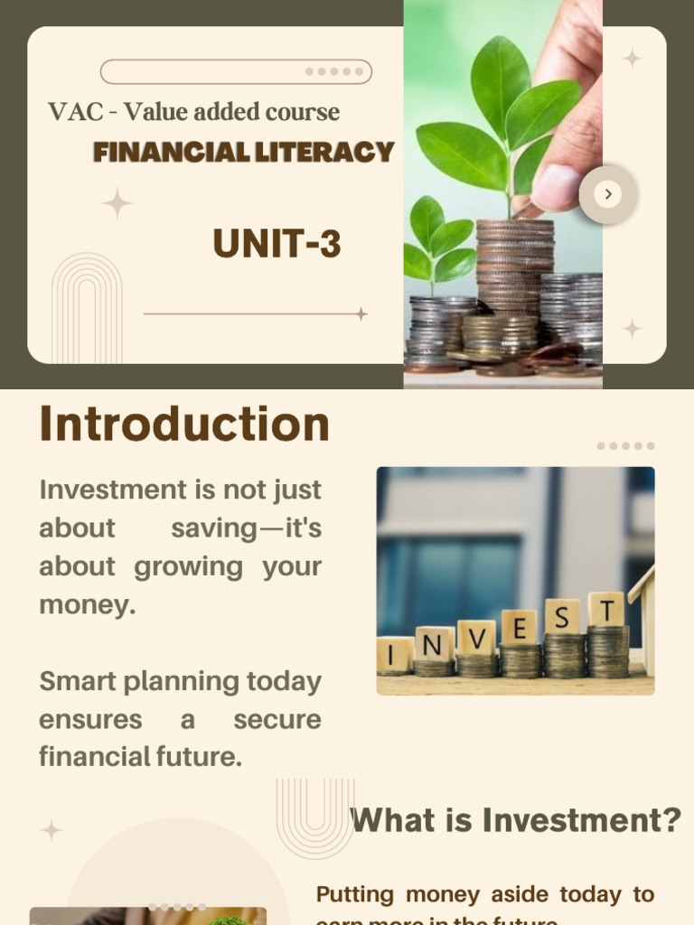 Unit 3 VAC Financial Literacy _20250629_145226_0000 | PDF