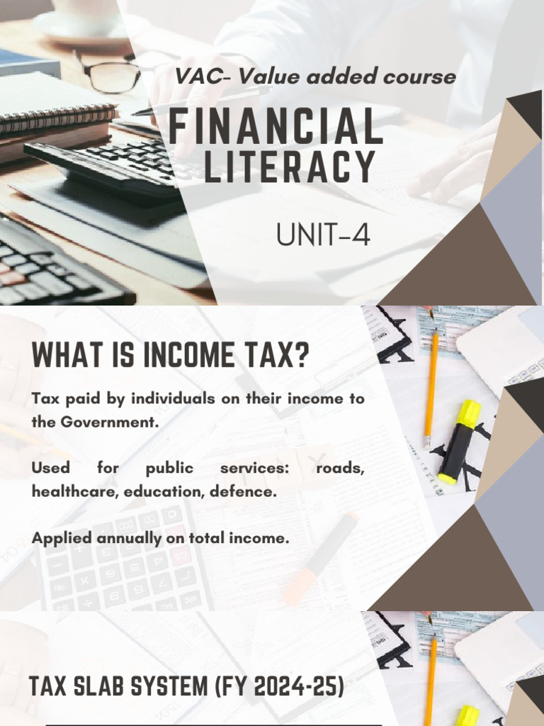 Unit 4 Vac Financial Literacy _20250629_145305_0000 | PDF | Taxes | Tax ...